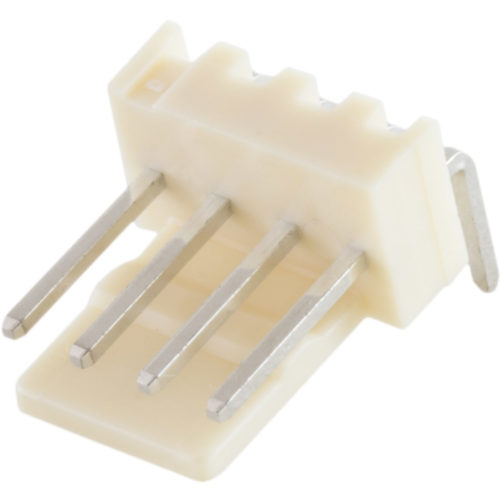 Polarized Header 4 Pin Male with right angle leads - Protostack